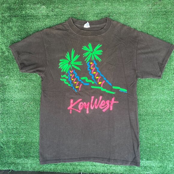 American Vintage | Shirts | Vintage 8s Key West Shirt Florida Palm ...